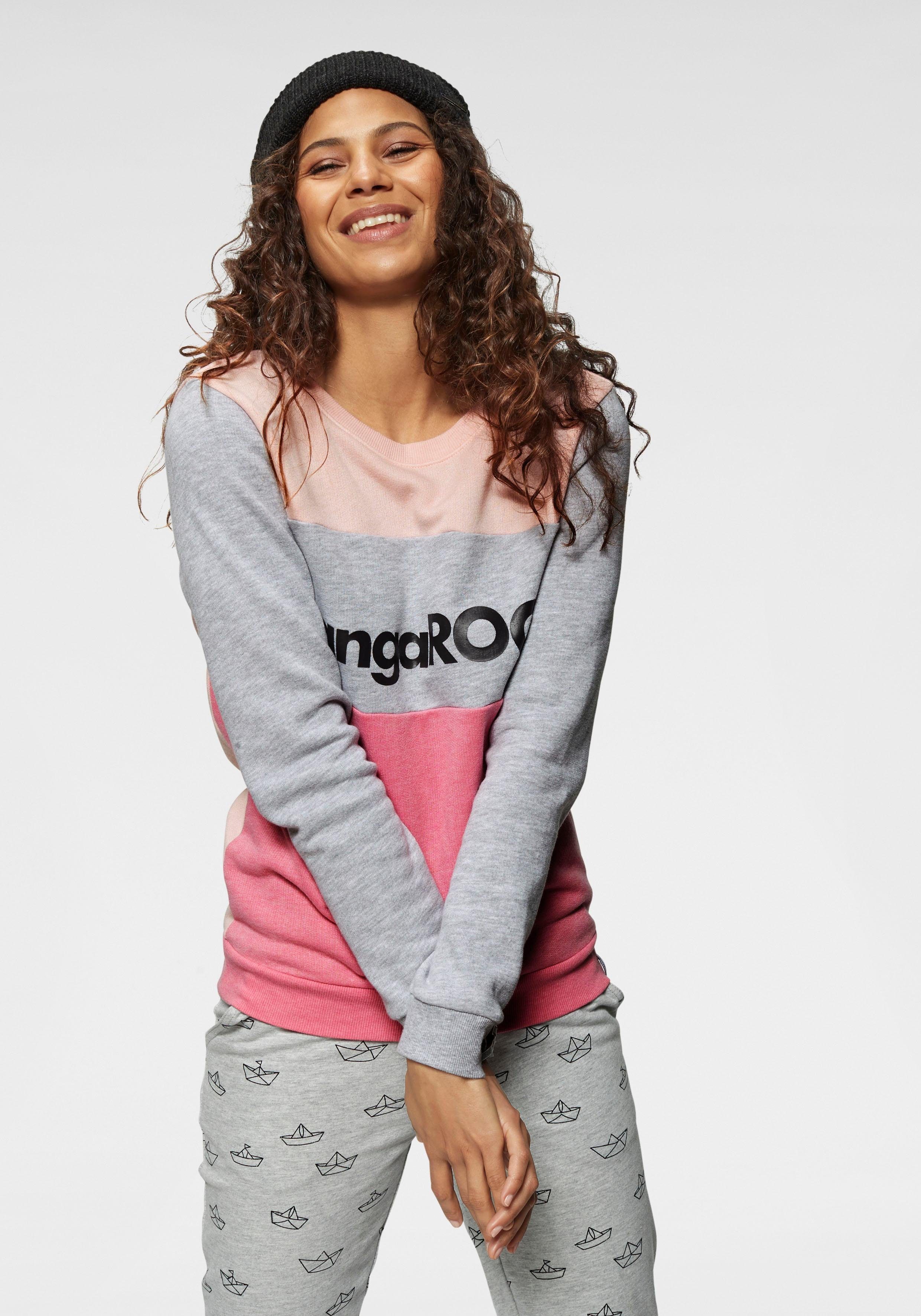 Kangaroos Sweatshirt Im Modischem Colorblocking Look Online Kaufen Otto