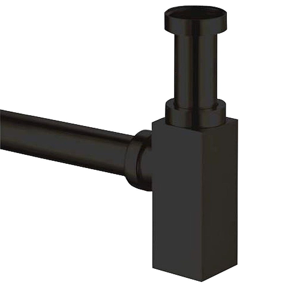Sanixa Siphon Design Siphon Eckig Schwarz Mattablauf Design Siphon