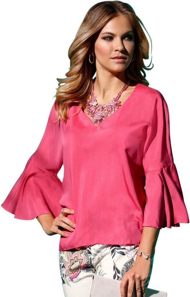 Création L Bluse Mit Großzügigem Volant Kaufen Otto