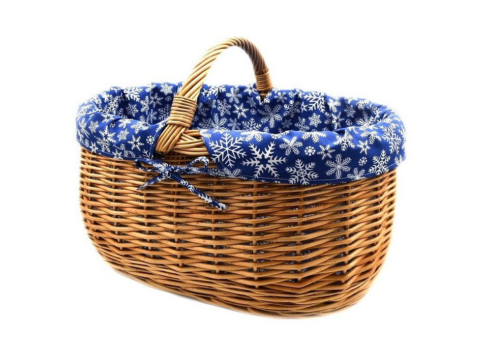 Myber® Einkaufskorb Einkaufskorb Weidenkorb Korb Geflochten 422918cm