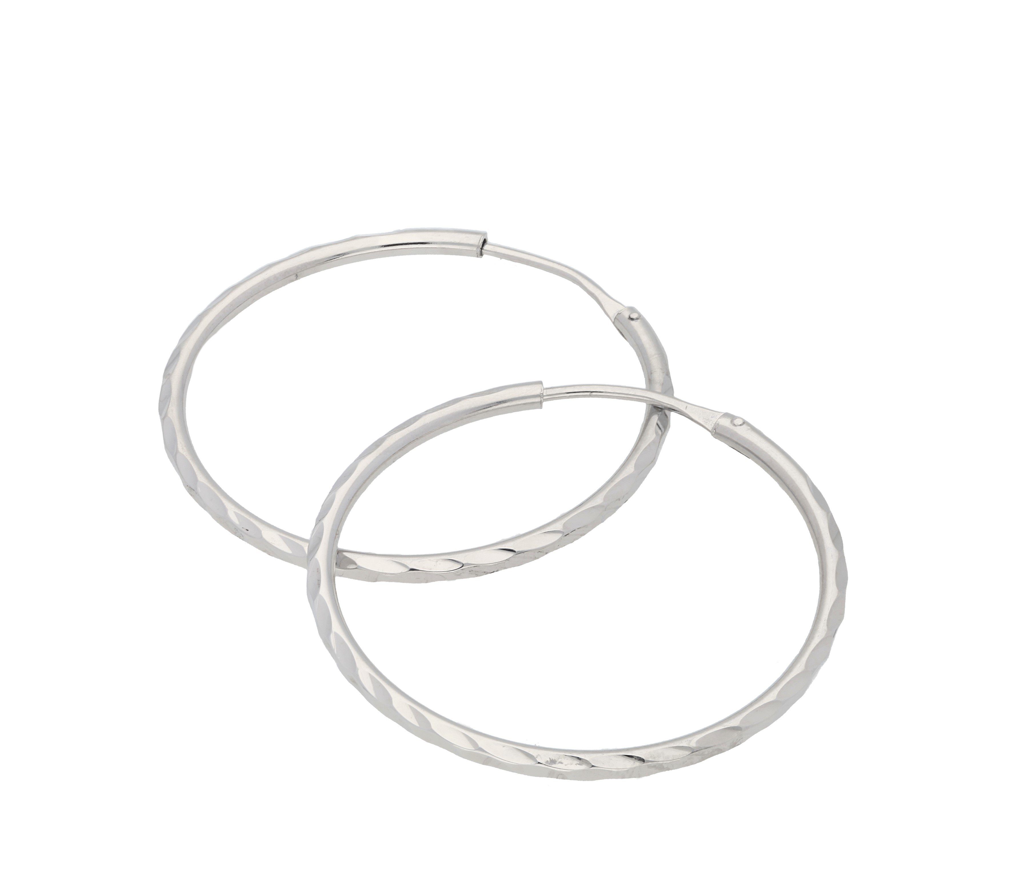 Vivance Paar Creolen »Diamantiert«, diamantierte Creolen online kaufen ...