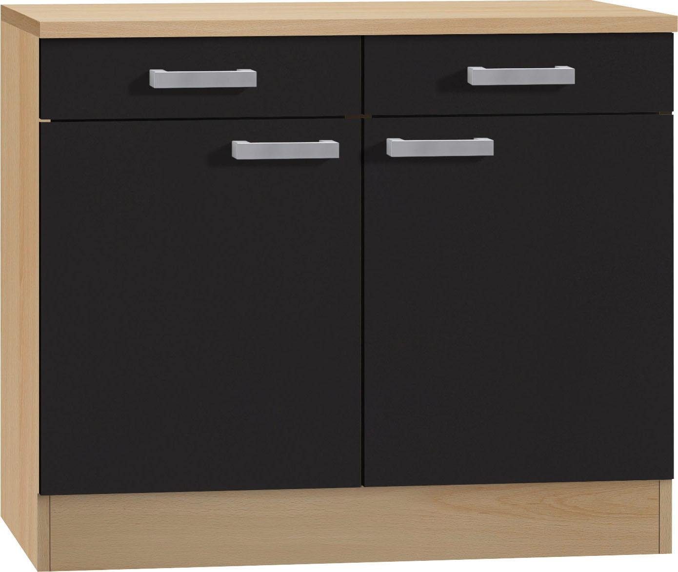Optifit Unterschrank Odense 50 100 Cm Breit 50 Cm Tief Mit 2 Türen