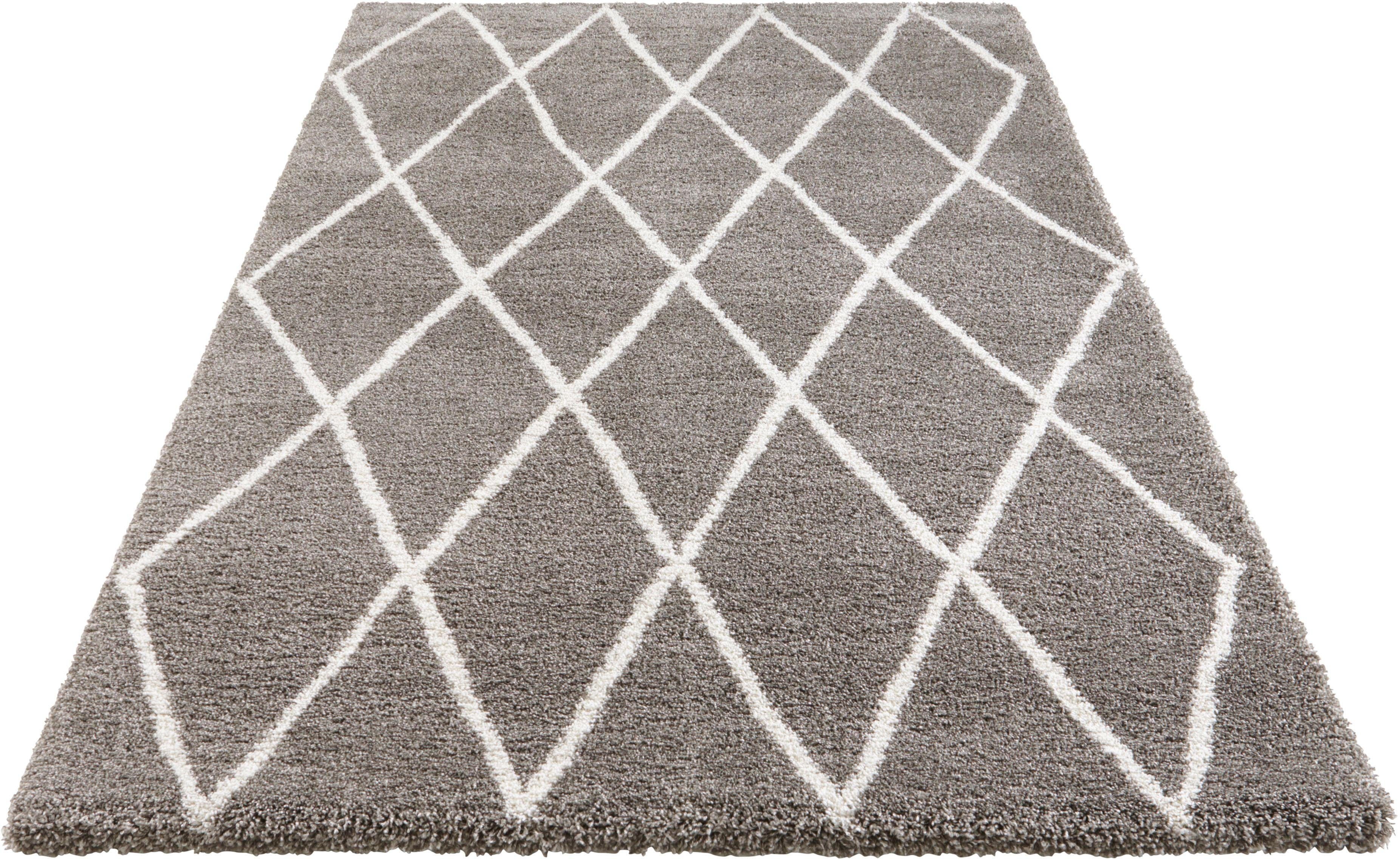 Hochflor Teppich Abbeville Elle Decoration Rechteckig Höhe 32 Mm