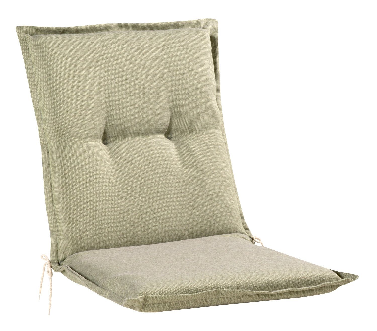 GO-DE Polsterauflage NISA, 50 x 100 cm, Grün, für Niederlehnstühle, (1 St), Gartenstuhlauflage ...