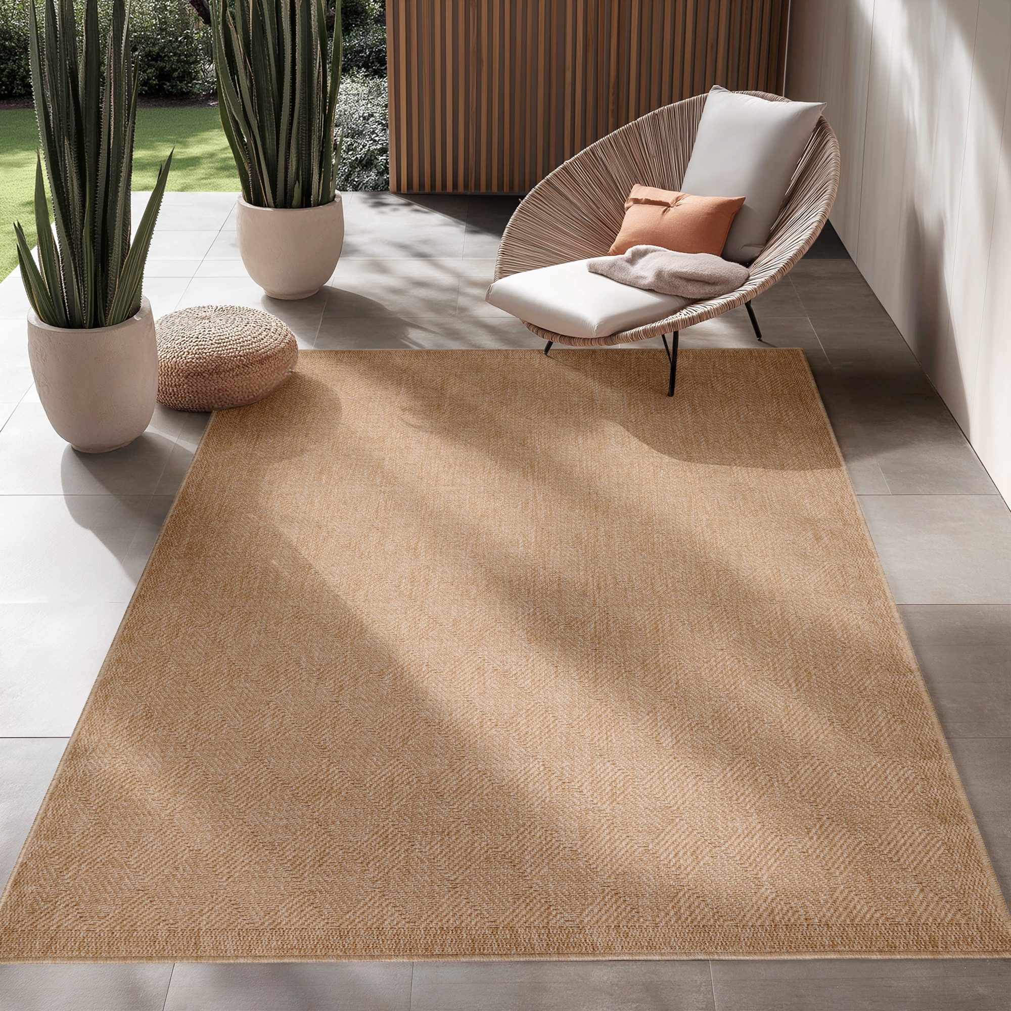 Simpex24 Outdoorteppich Vintage Design Läufer Höhe 5 Mm Outdoor
