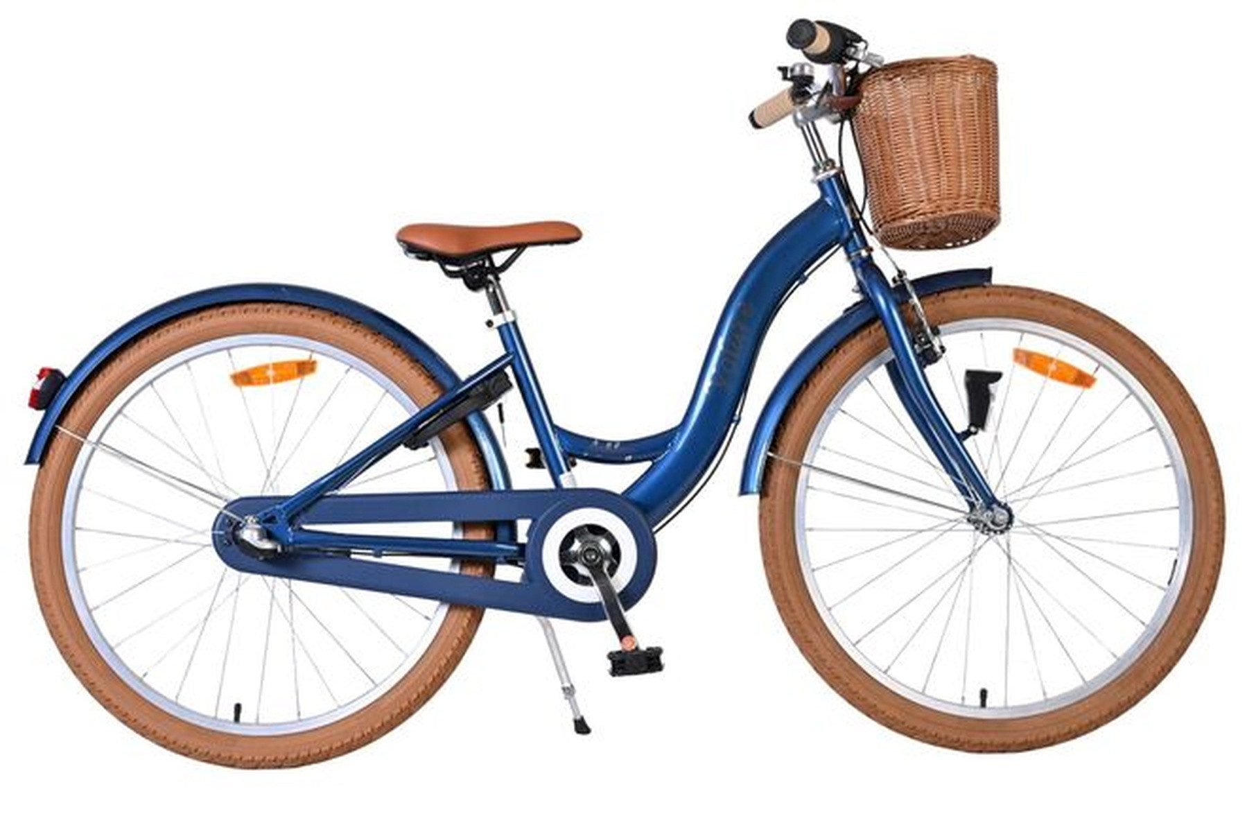 Volare Kinderfahrrad Ashley Mädchen 20 Zoll Dunkelblau mit Korb ...