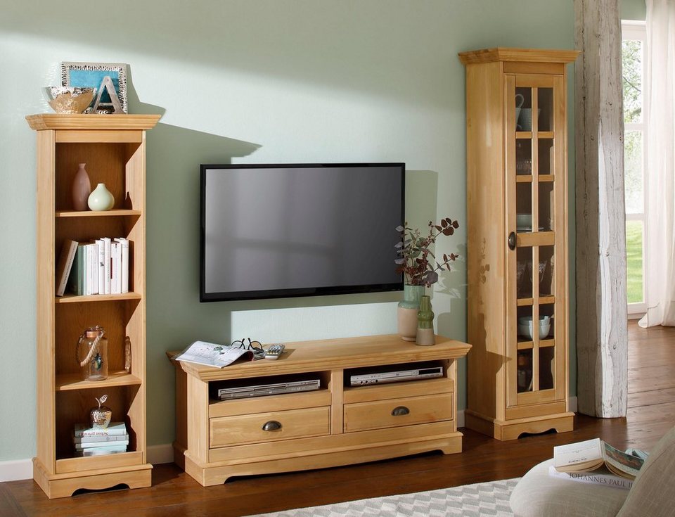 Home Affaire Wohnwand Eva Set 3 St Aus Massiver Kiefer Online