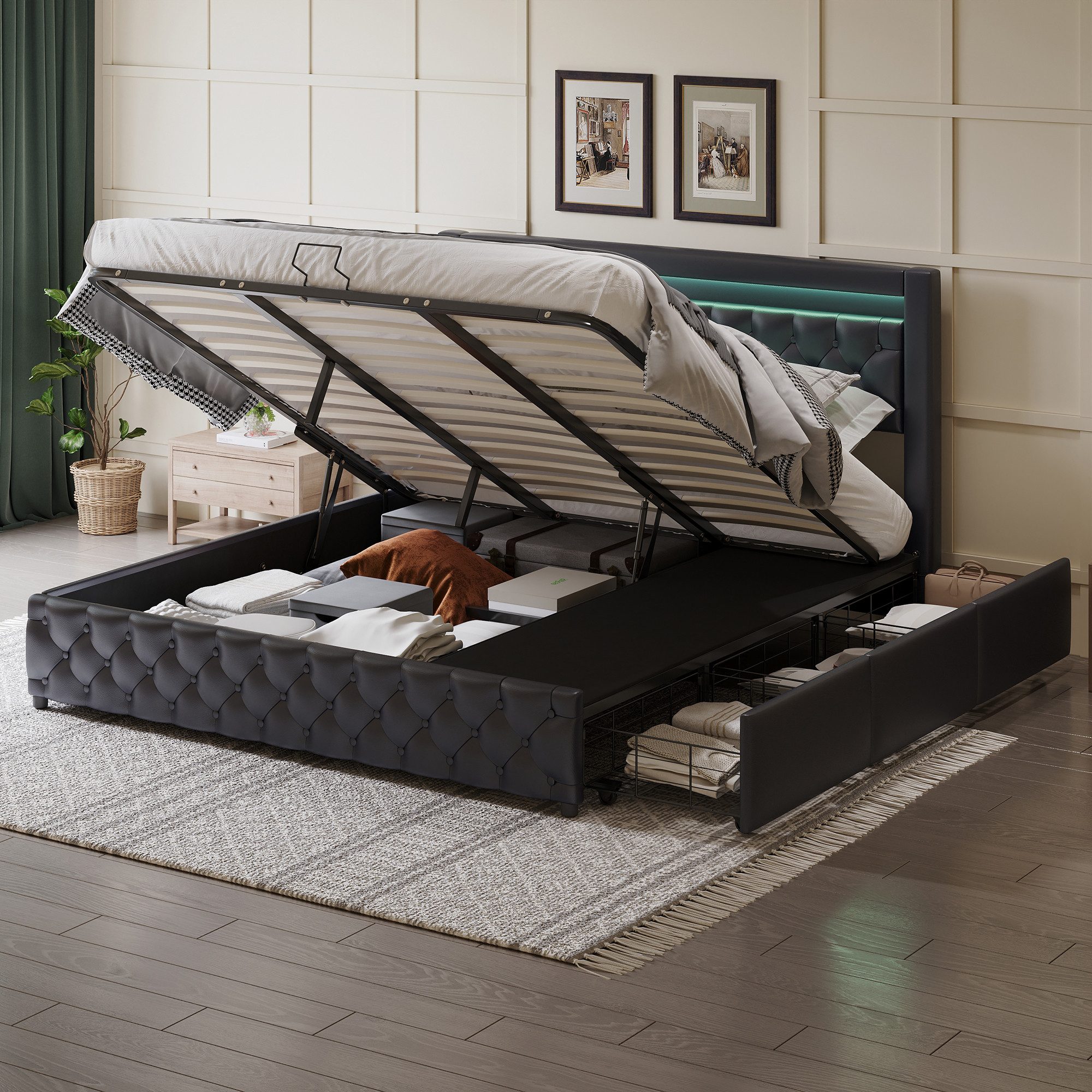 Roller Bett 180x200 Mit Matratze Und Lattenrost