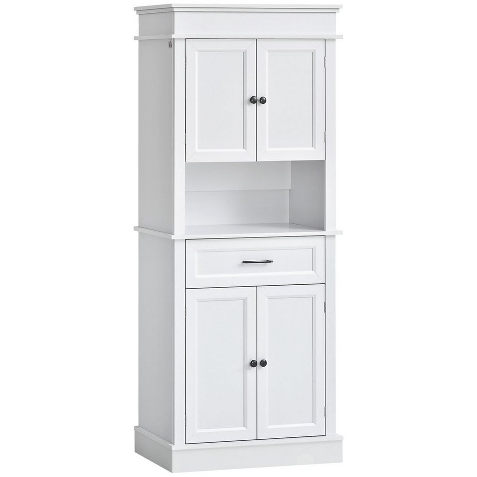 Homcom Küchenbuffet Homcom Küchenschrank Landhausstil 2 Schränke 1