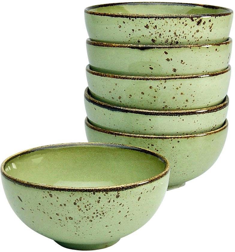 Creatable Dipschale Nature Collection Steinzeug Set 6 Tlg Ø 11