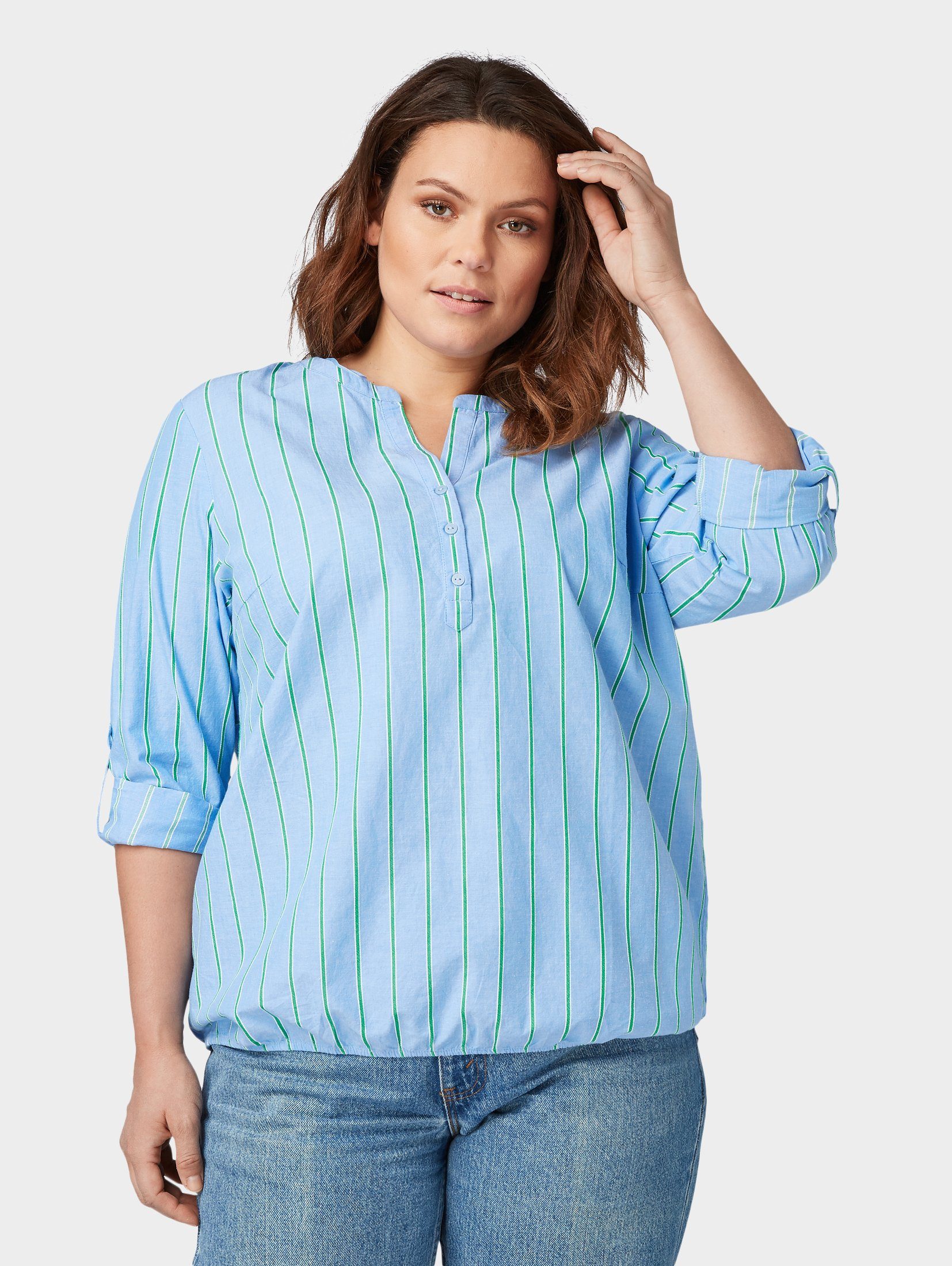 Tom Tailor Shirtbluse Gestreifte Bluse Kaufen Otto