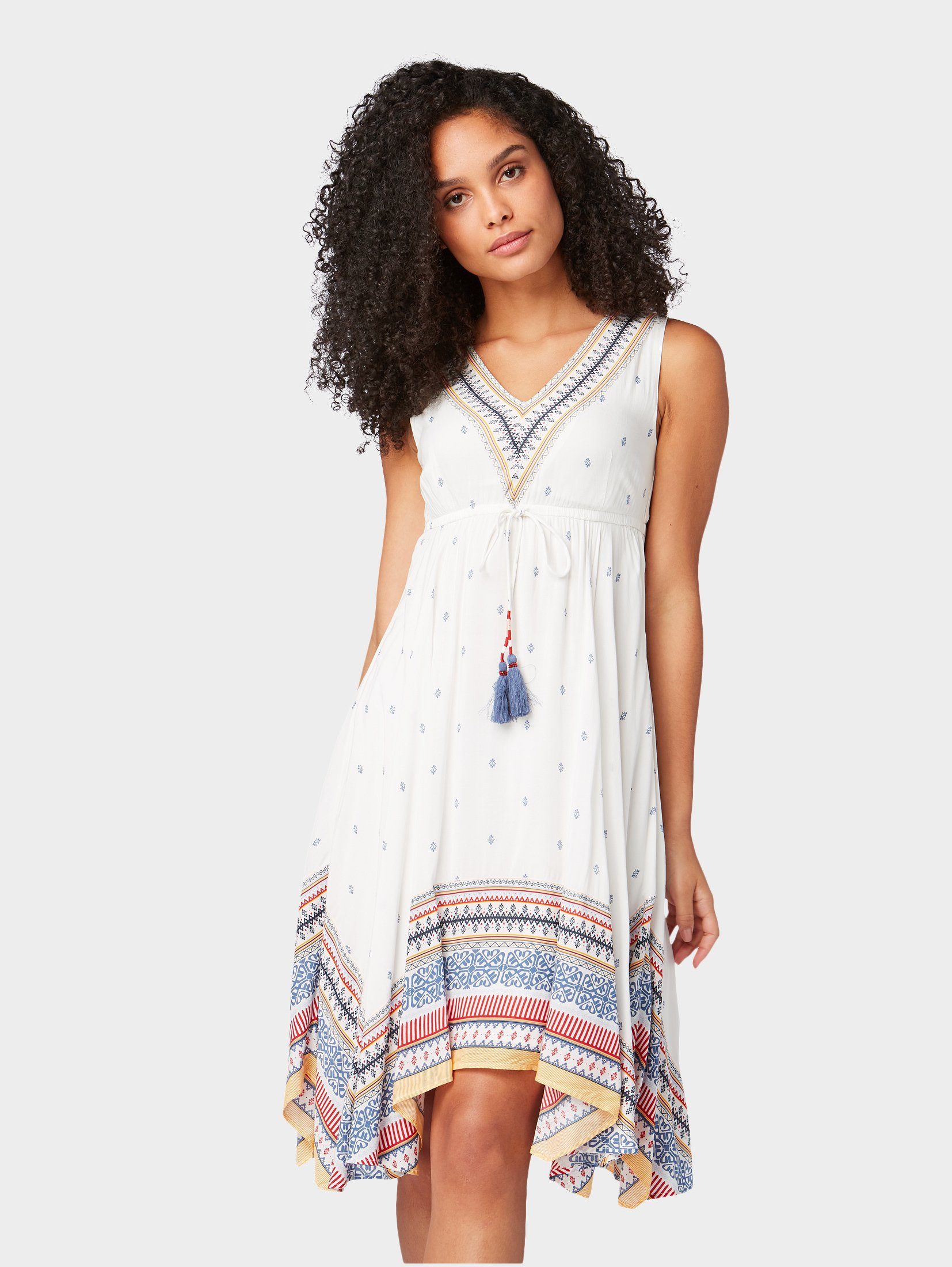 Tom Tailor Sommerkleid Kleid Mit Allover Muster Otto
