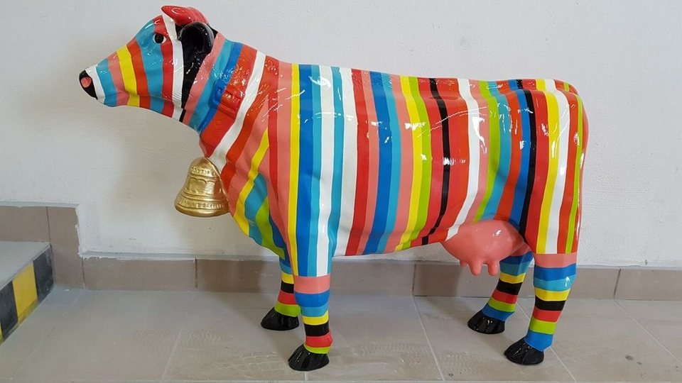 Jvmoebel Skulptur Designer Abstrakte Moderne Figur Statue Rind