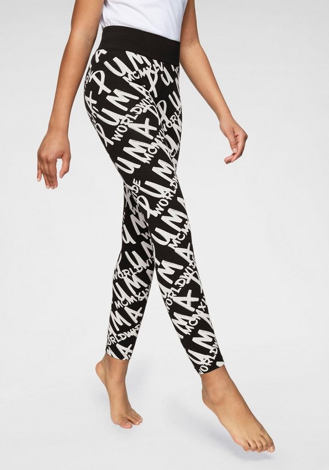 Puma Leggings Alpha Alloverprint Leggings Girls« Otto