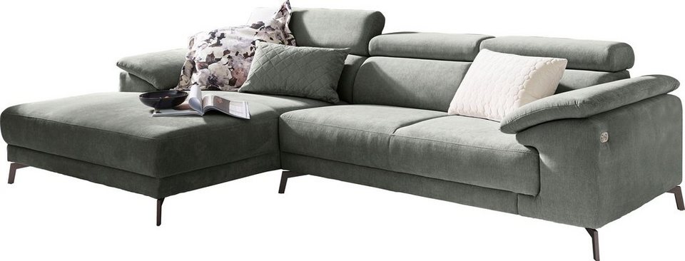 3c Candy Ecksofa Malaga Wahlweise Mit Elektrischer Relaxfunktion