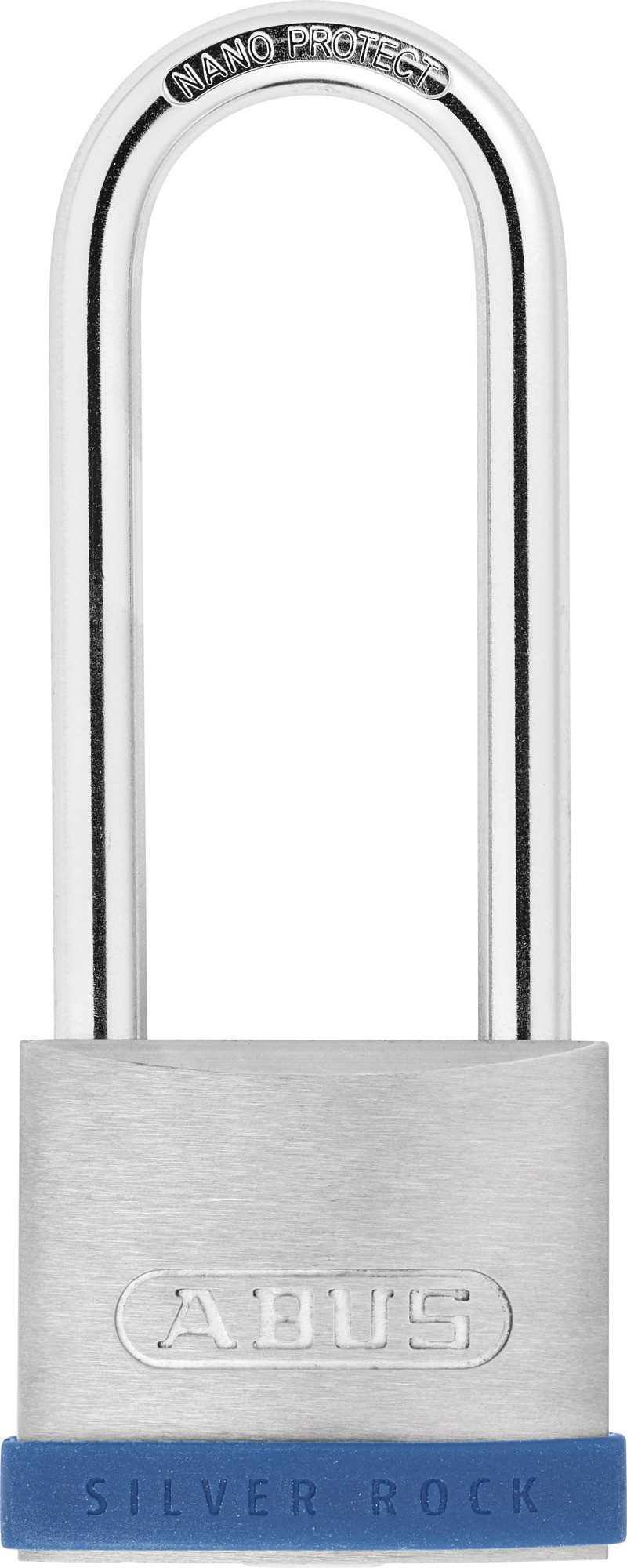 ABUS Vorhängeschloss ABUS Vorhangschloss 5/50 Silver Rock™ hoher Bügel - aus massivem Zink