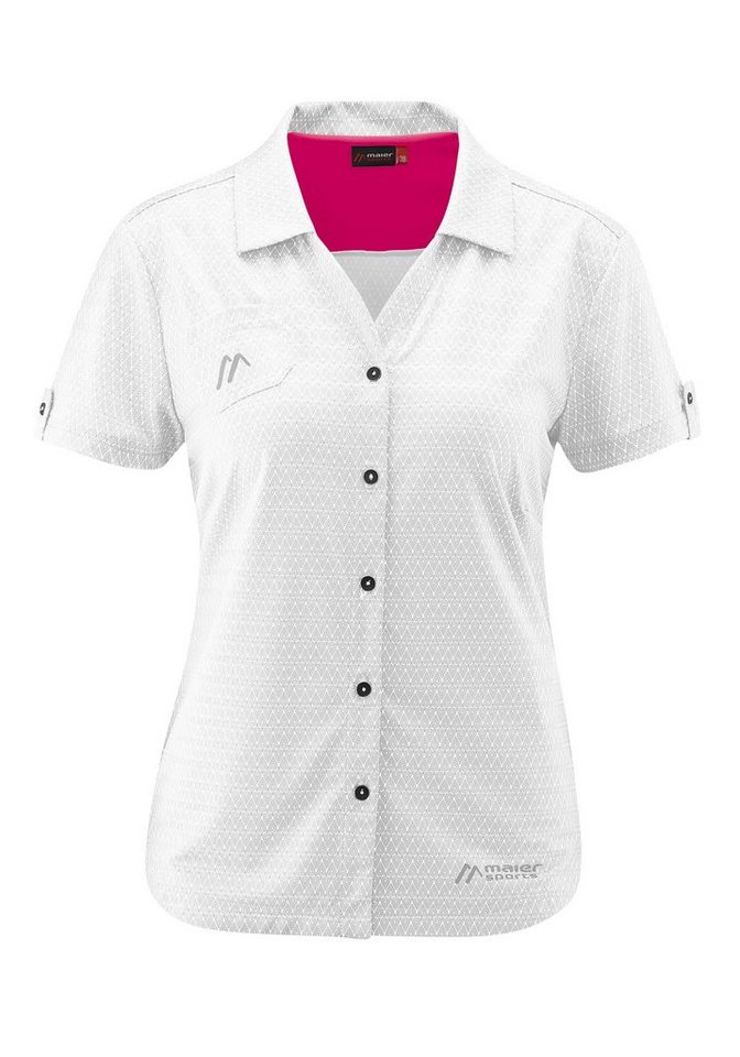 Maier Sports Funktionsbluse Lleyn W Sportliche Kurzarmbluse Mit