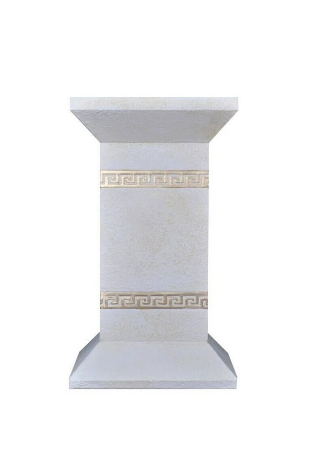 Jvmoebel Skulptur Medusa Säule Römische Marmor Skulptur Figur Deko