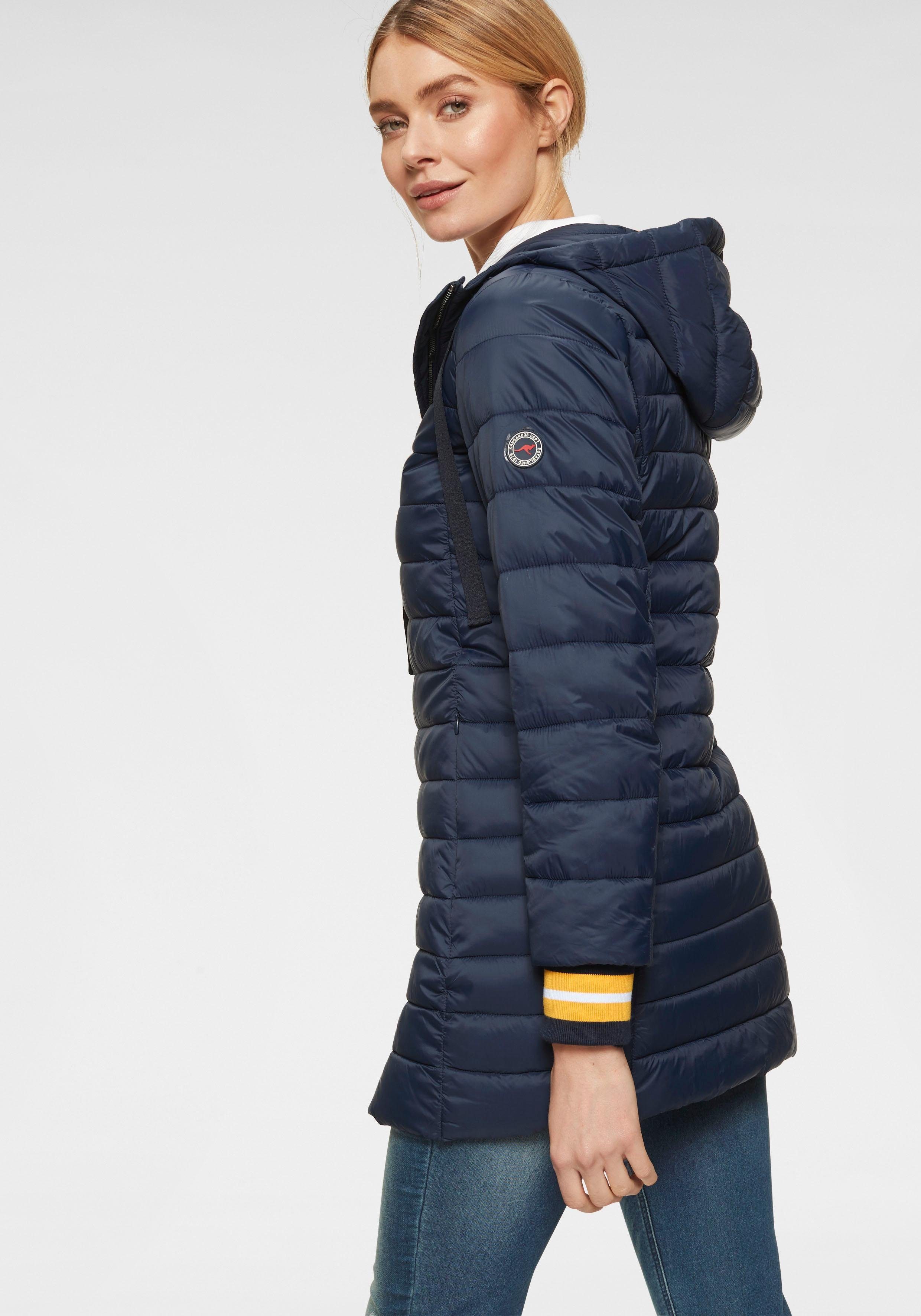 Kangaroos Langjacke Mit Modischen Kontrastfarbenen Details Online