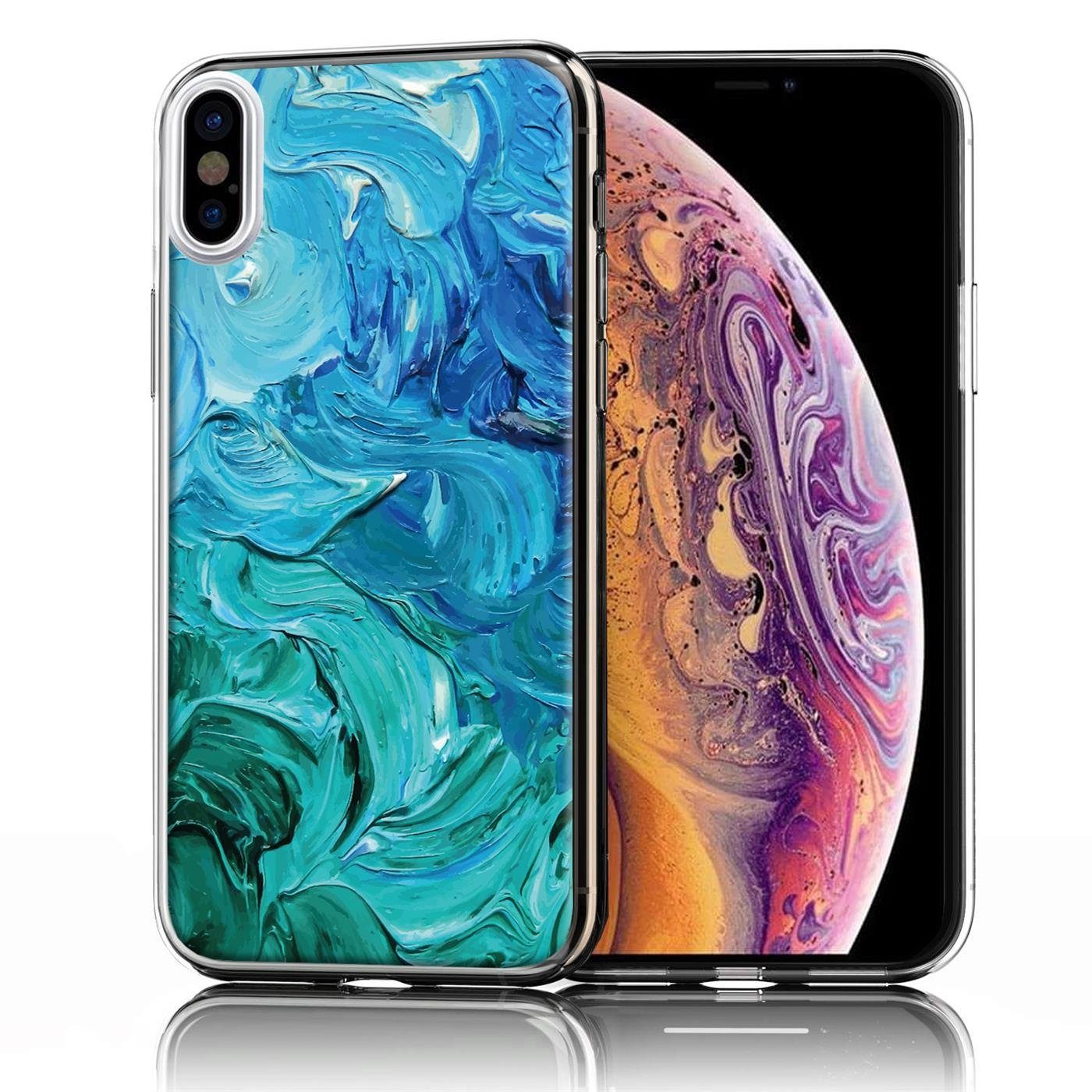 CoolGadget Handyhülle Handy Case Silikon Motiv Series für Apple iPhone XS Max 6,5 Zoll, Hülle ...