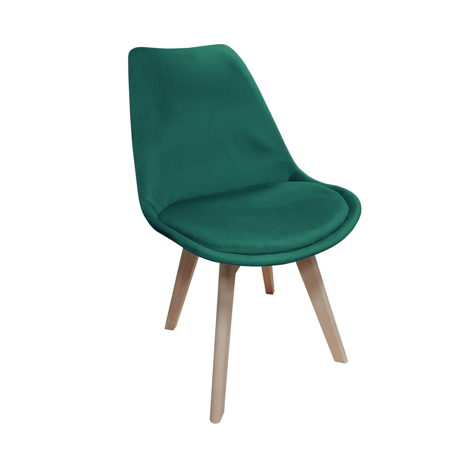 Hti Living Esszimmerstuhl Stuhl Atlanta Velvet Grün Einzelstuhl 1 St