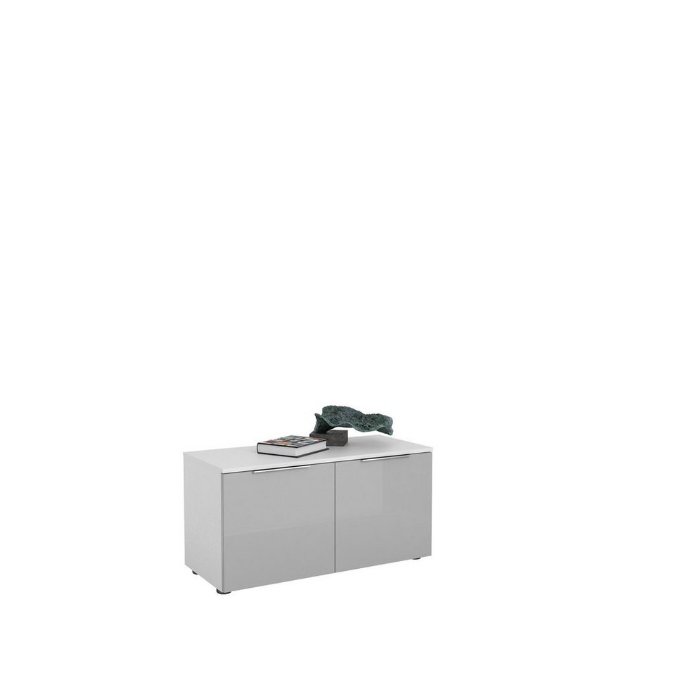 Möbelando Bank 25603420 Bxhxt 90x46x40 Cm In Weiß Matt Glas