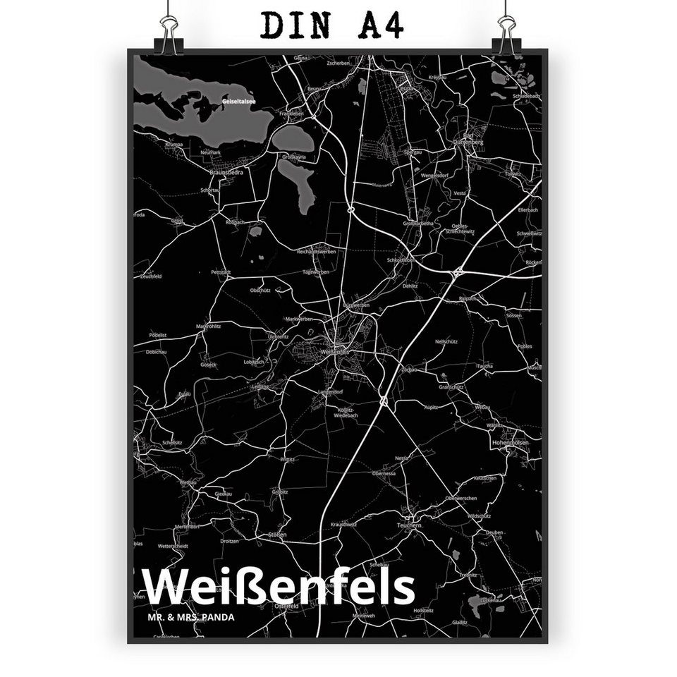 Mr And Mrs Panda Poster Weißenfels Geschenk Wandposter Bild