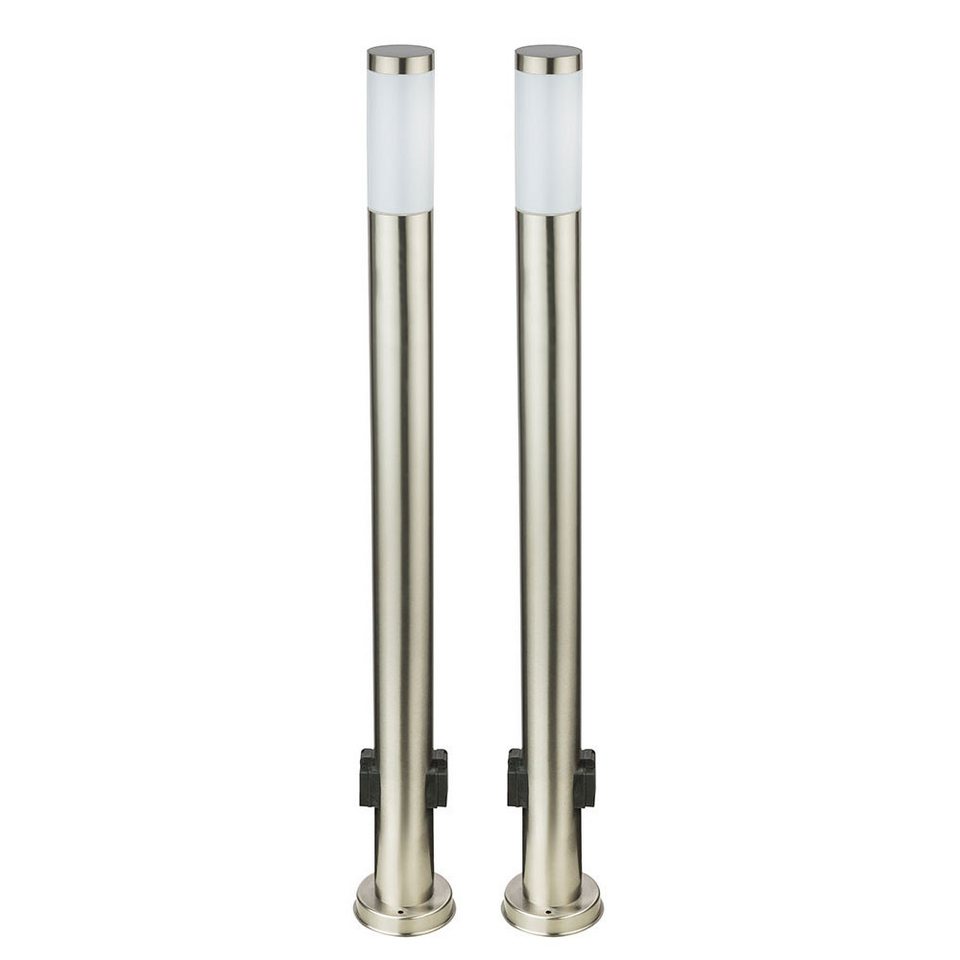 Globo Lighting Pollerleuchte Leuchtmittel Nicht Inklusive 2er Set