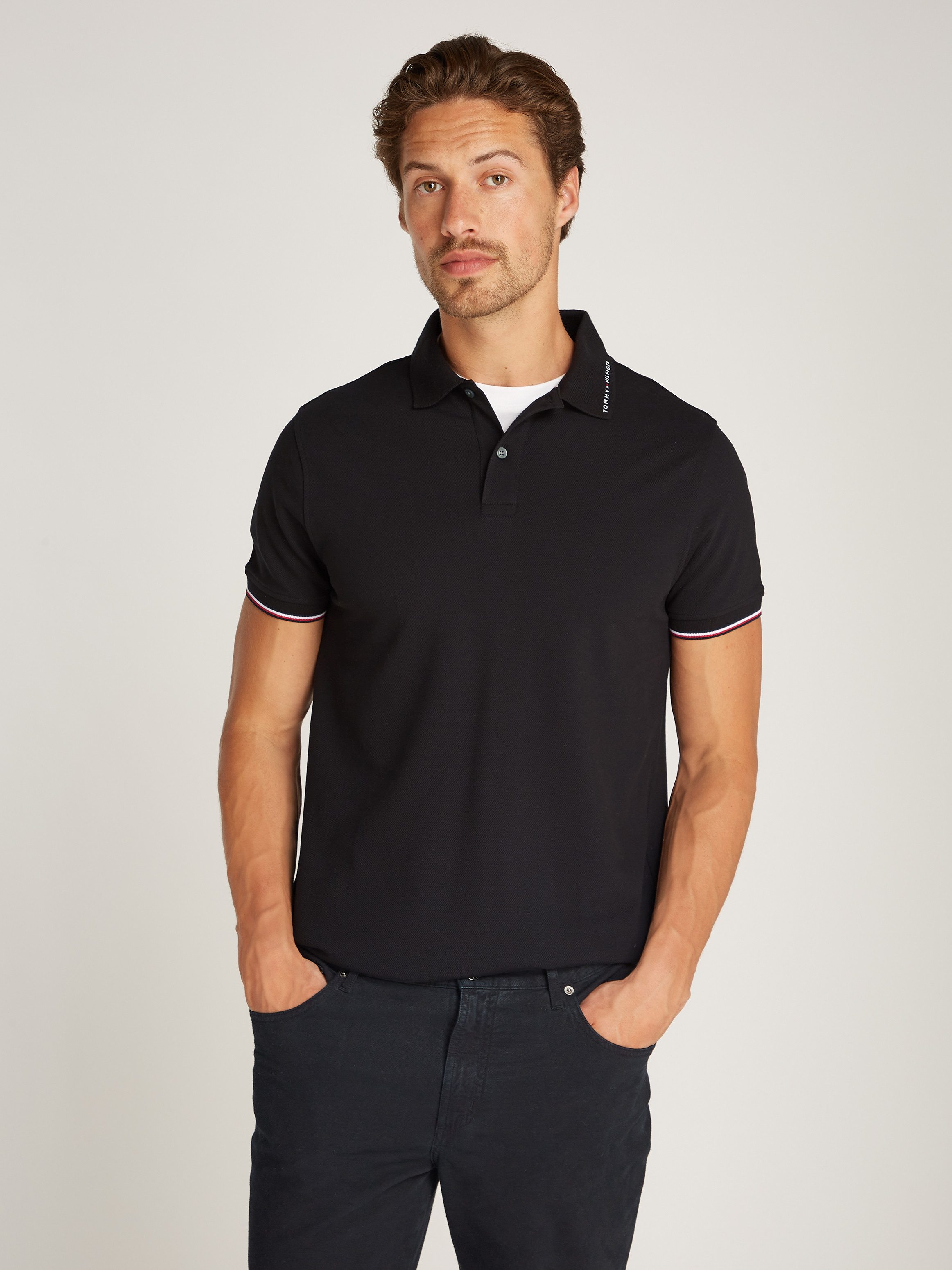 Tommy Hilfiger Poloshirt Tommy Flag Tipped Reg Polo Polohemd