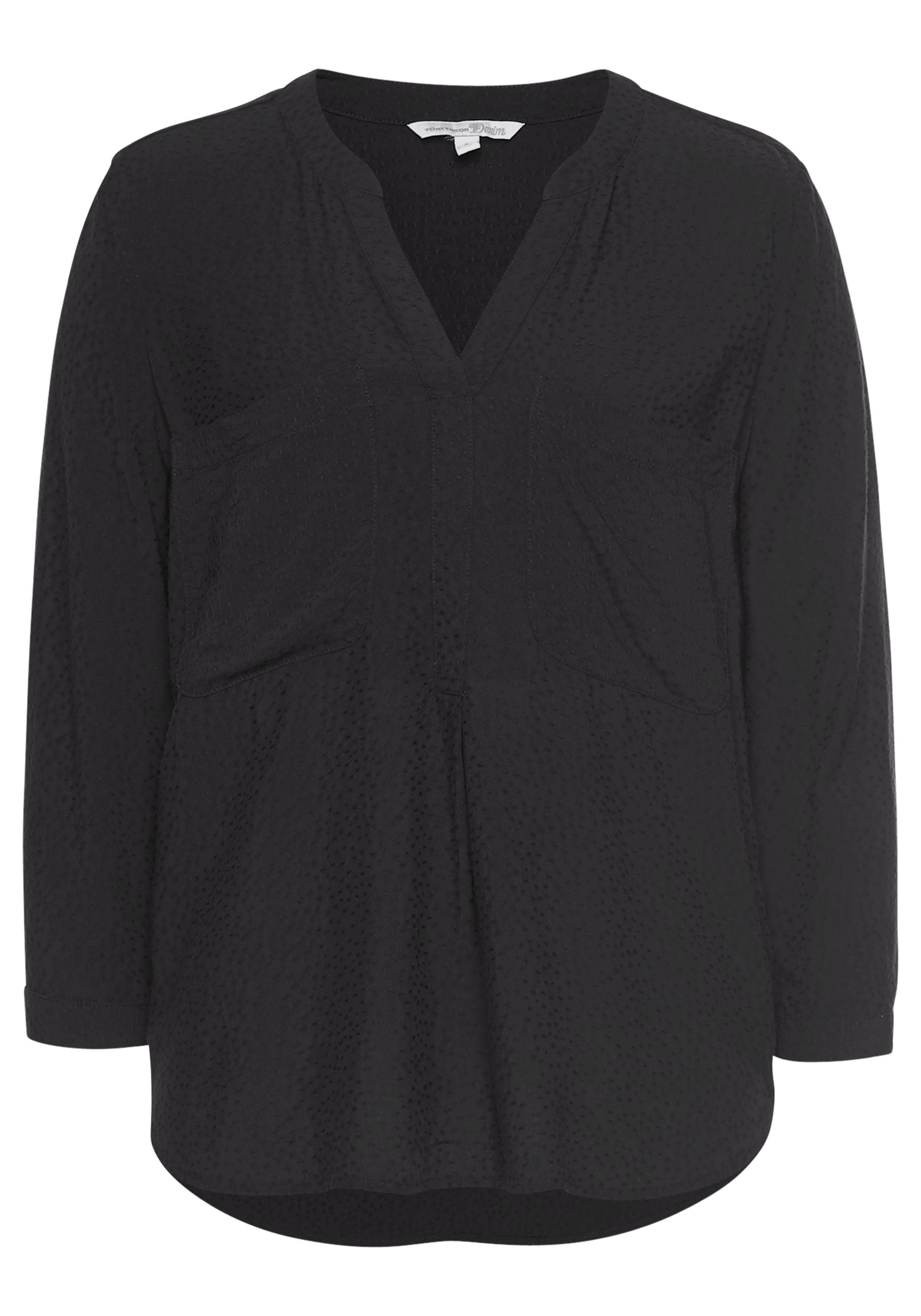 Tom Tailor Denim Schlupfbluse Mit Dezent Eleganter Struktur Online
