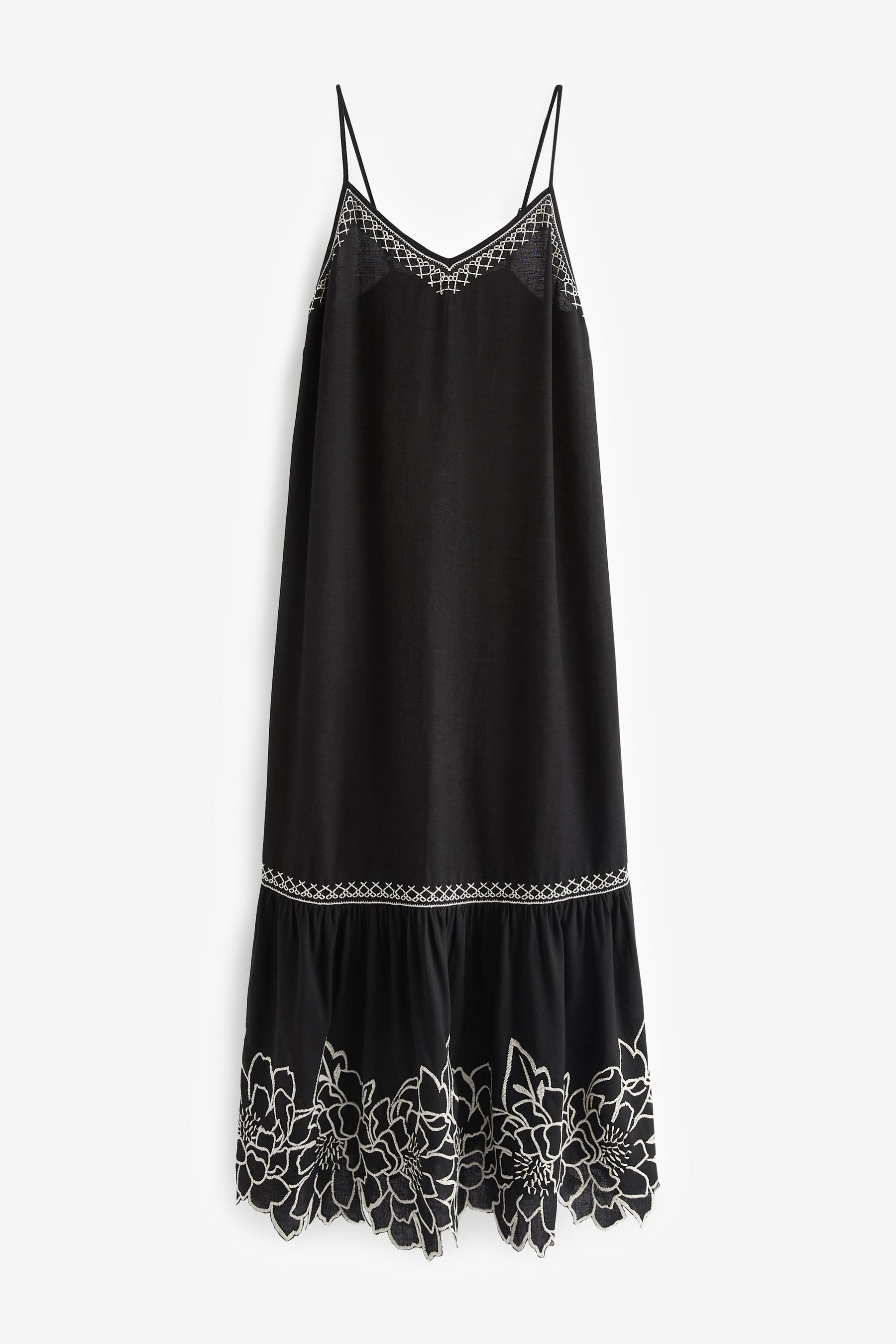 Next Sommerkleid Besticktes Trägerkleid Für Den Sommer 1 Tlg Mode