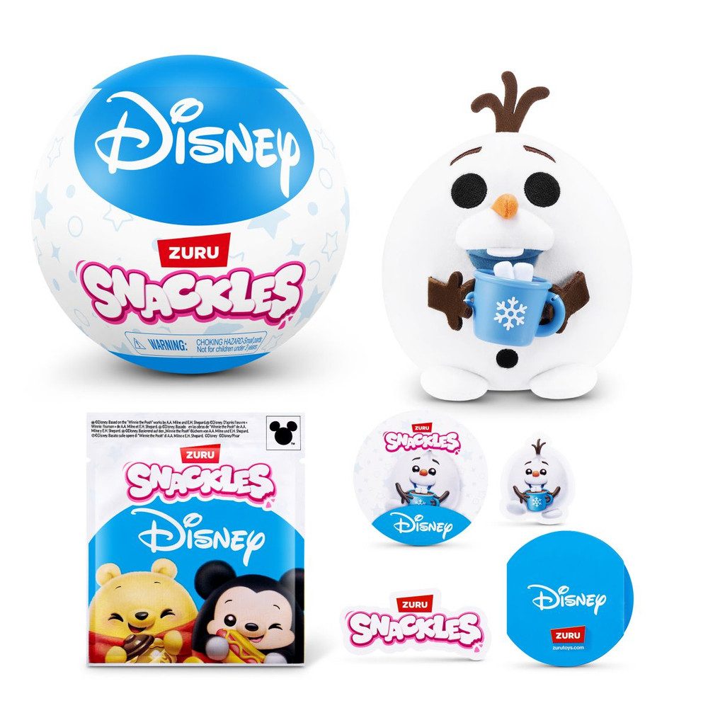 ZURU Spielfigur Snackles - Disney - Plüschfigur S1 - 1 Stück