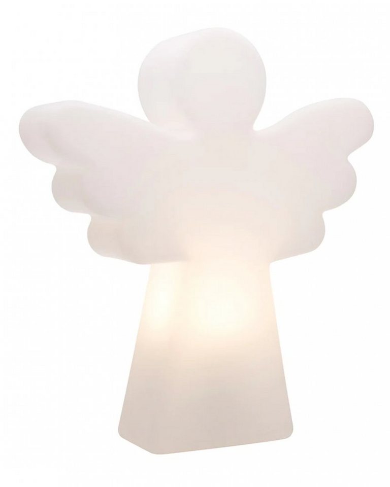 8 Seasons Design Led Dekofigur Shining Angel 40 Cm Weiß Led