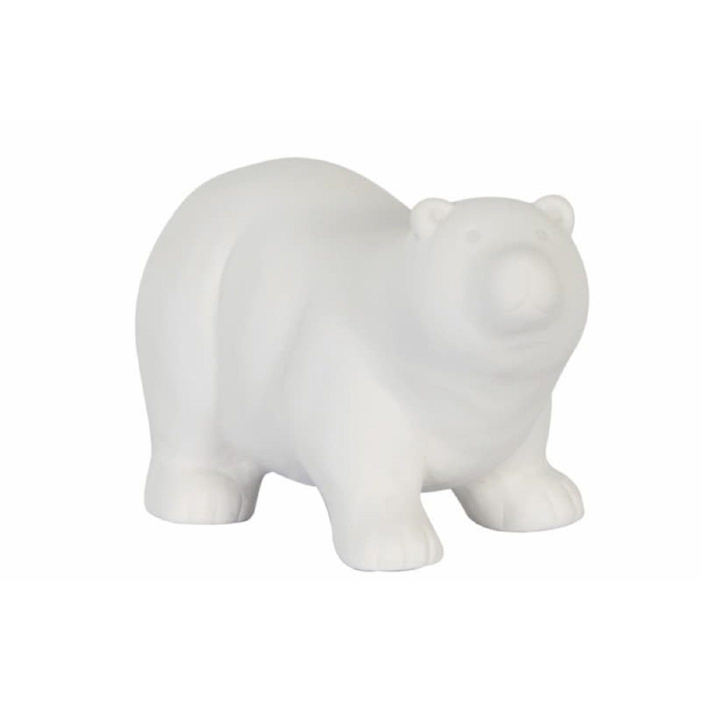 Rewu Dekoobjekt Eisbär Weiß Aus Porzellan 185x95x10cm Online