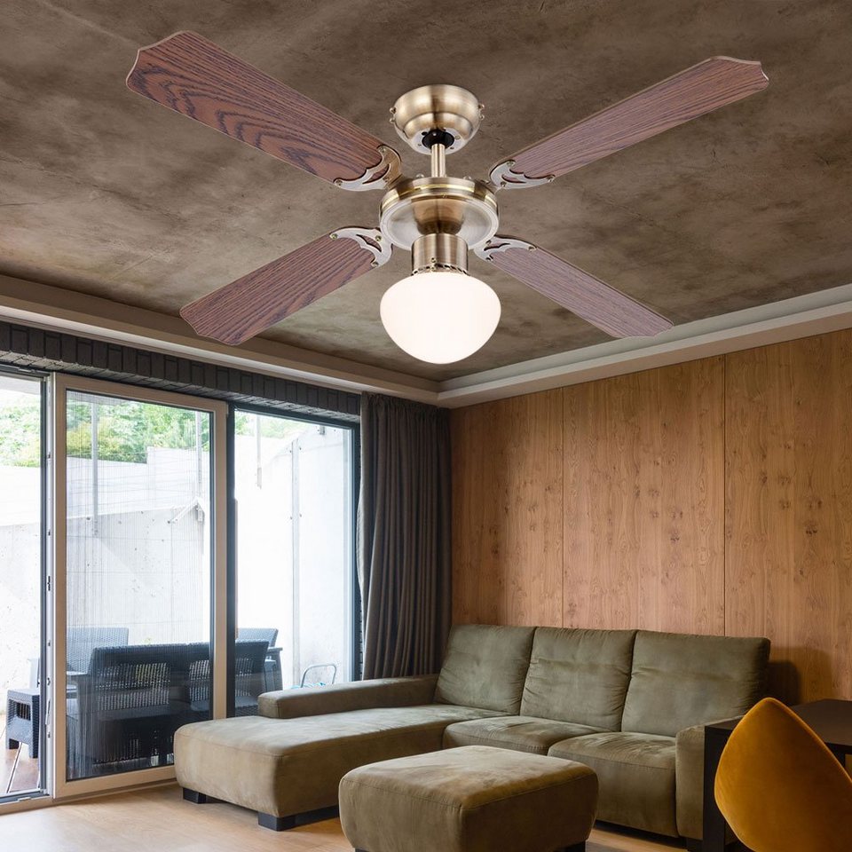 Etc Shop Deckenventilator Led Deckenventilator Mit Zugschalter