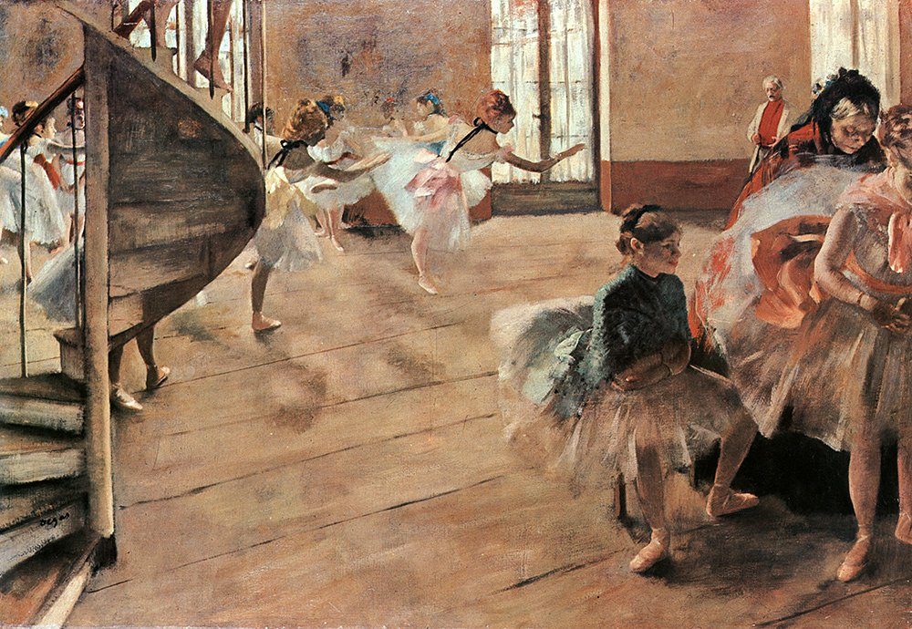 BillerAntik Kunstdruck Die Probe Edgar Degas Ballerinas Tänzerinnen ...