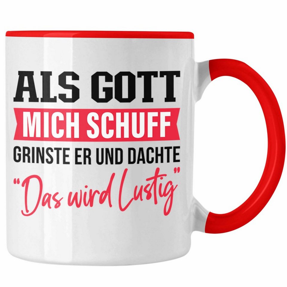 Trendation Tasse Als Gott Mich Schuf Grinste Er Tasse Geschenk Frauen ... Trendation Tasse Als Gott Mich Schuf Grinste Er Tasse Geschenk Frauen ...