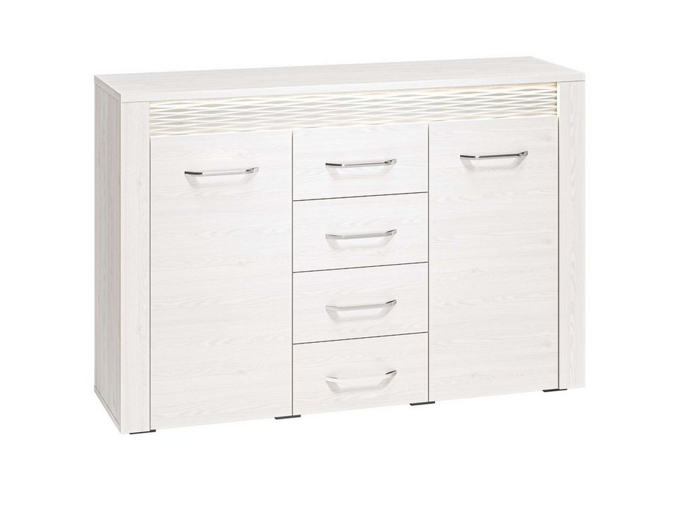 99rooms Kommode Cameo I Schneekiefer Sideboard Standschrank Design