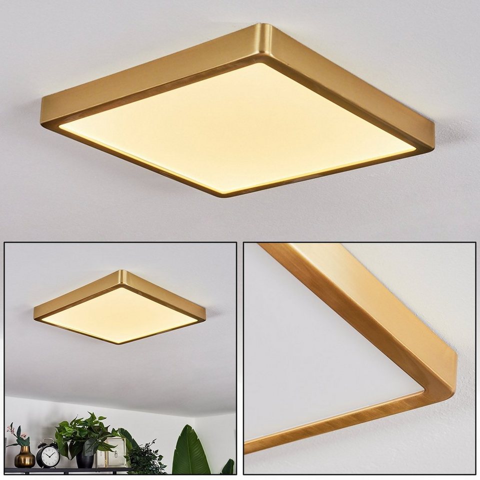 Hofstein Deckenleuchte Lotzorai Deckenlampe Aus Metallkunststoff In