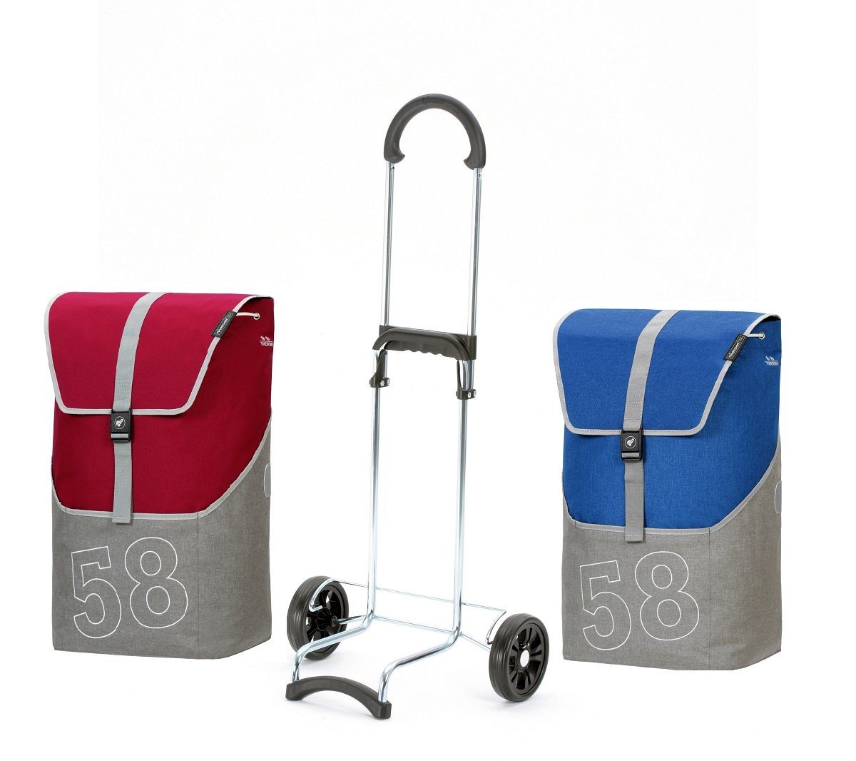 Andersen Einkaufstrolley Scala Shopper Mit Tasche Filip In Rot Oder Blau