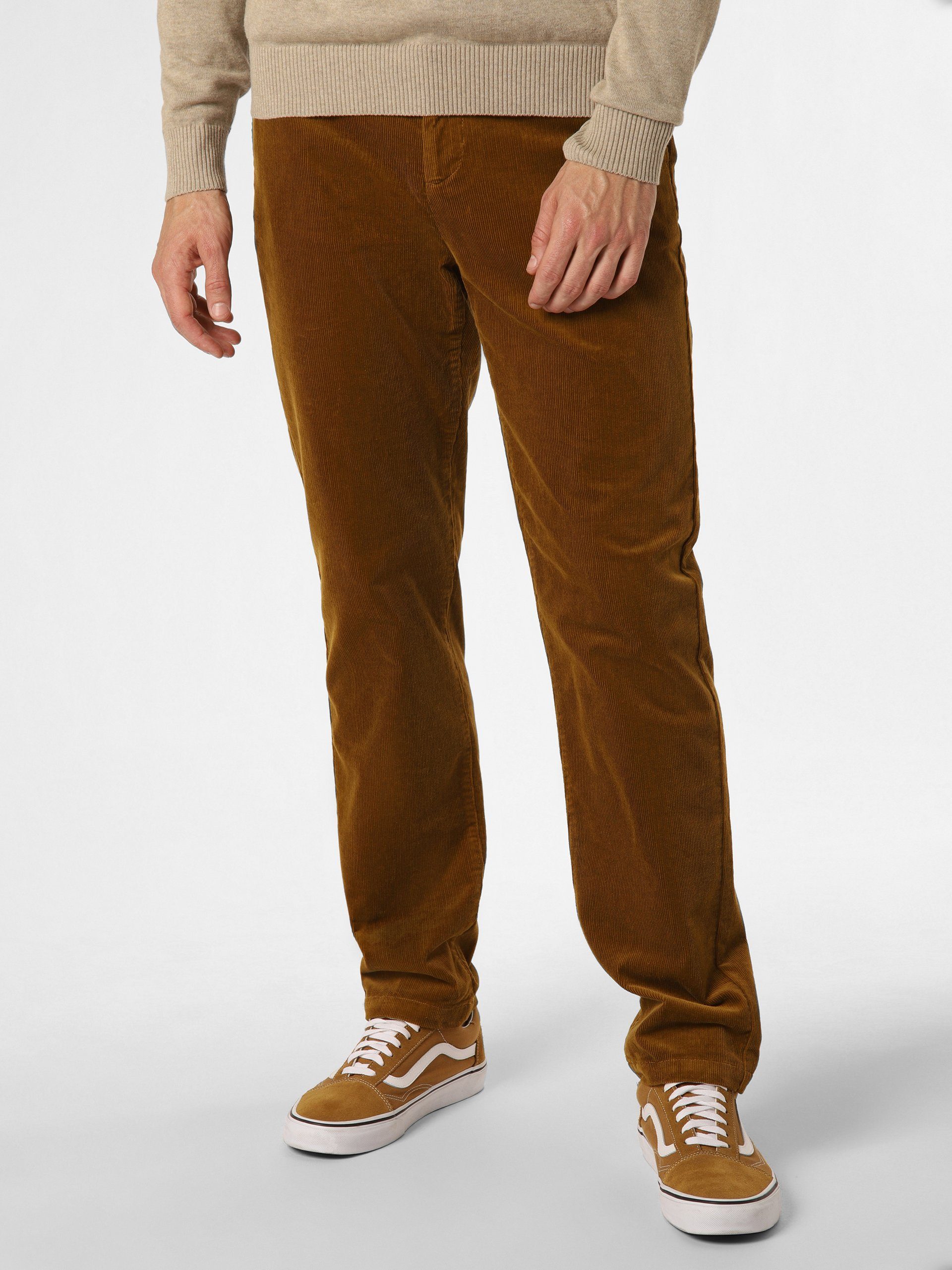 Cordhose Herren Braun