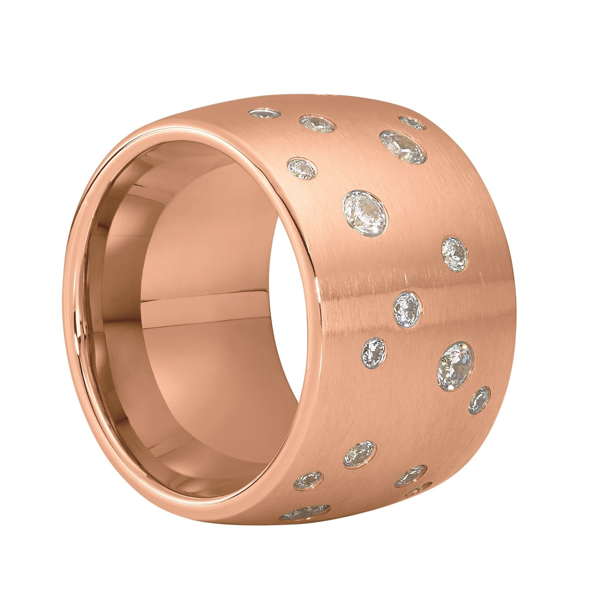 Heideman Fingerring Astrum Roségold 1 Tlg Damenring Mit Stein