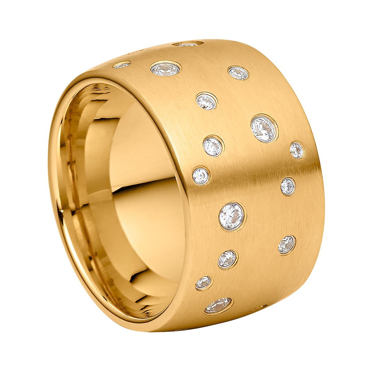 Heideman Fingerring Astrum Gold 1 Tlg Damenring Mit Swarovski
