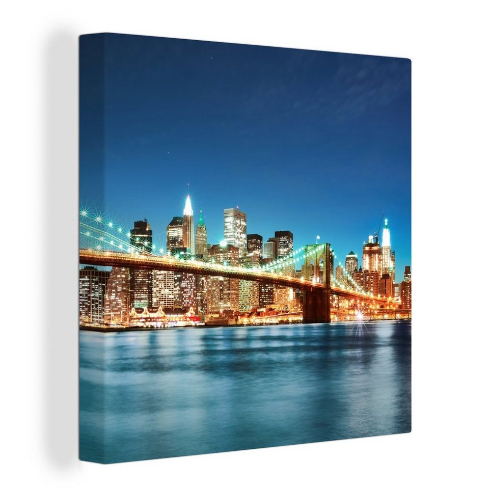 Onemillioncanvasses® Leinwandbild New York Brücke Architektur