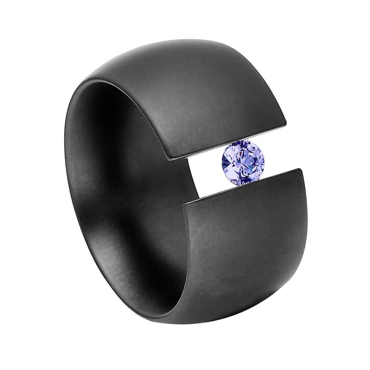 Heideman Fingerring Elegantia Schwarz Damenring Mit Swarovski Stein