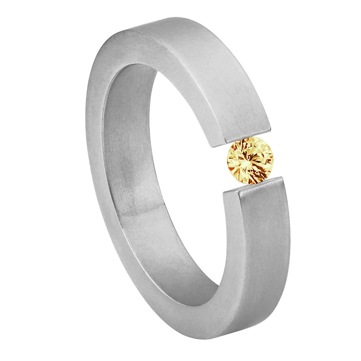 Heideman Fingerring Alterna Glanzmatt Damenring Mit Swarovski Stein