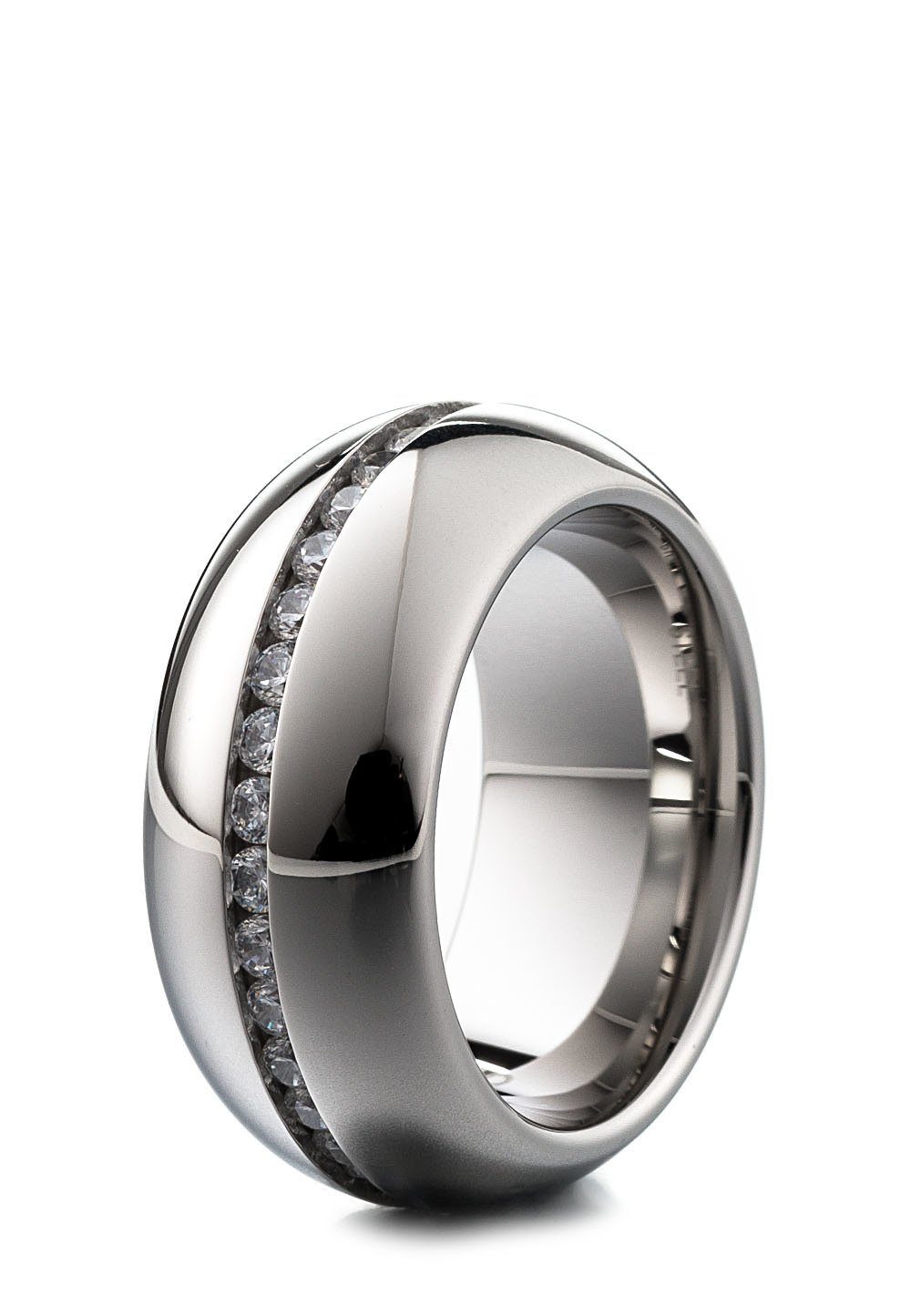Heideman Fingerring Series Poliert Damenring Mit Swarovski Stein