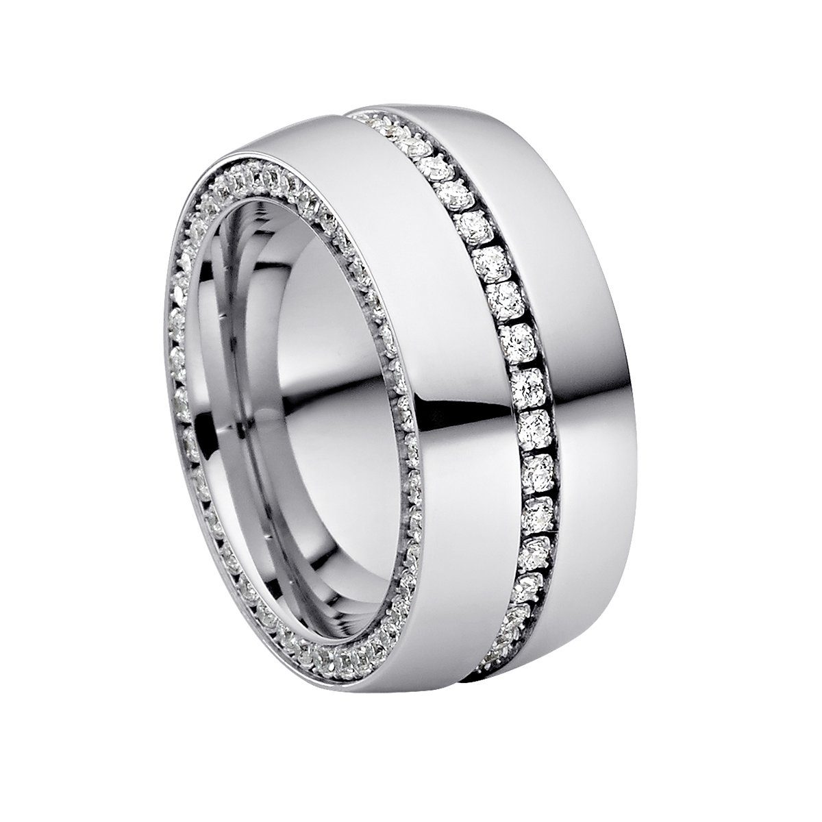 Heideman Fingerring Ductus 60 Poliert 1 Tlg Damenring Mit