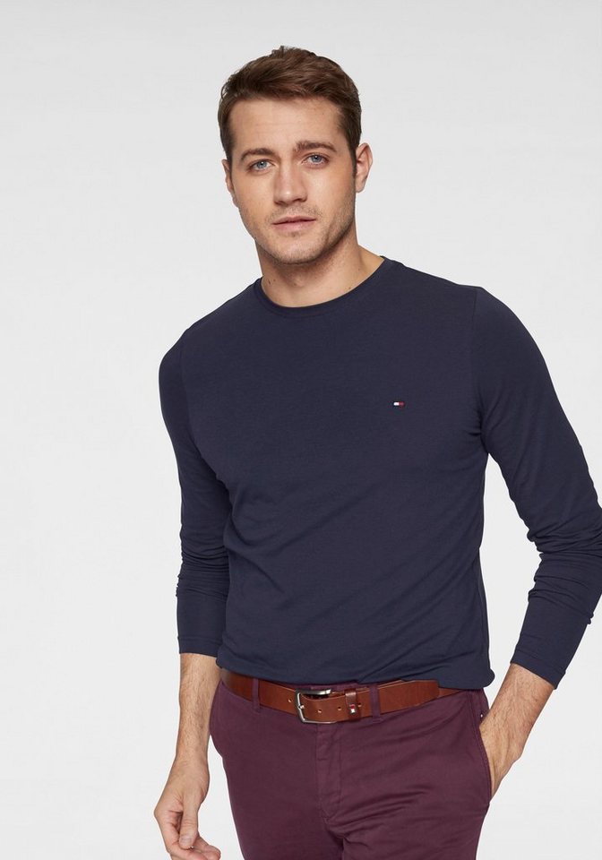 Tommy Hilfiger Langarmshirt Stretch Slim Fit Long Sleeve Online