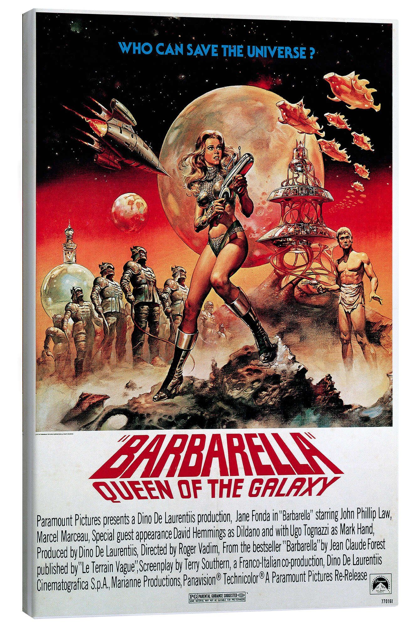 Posterlounge Leinwandbild Everett Collection Barbarella Queen Of The
